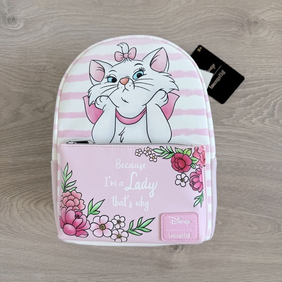 Disney | Bags | Loungefly X Disney The Aristocats Marie Pink White ...